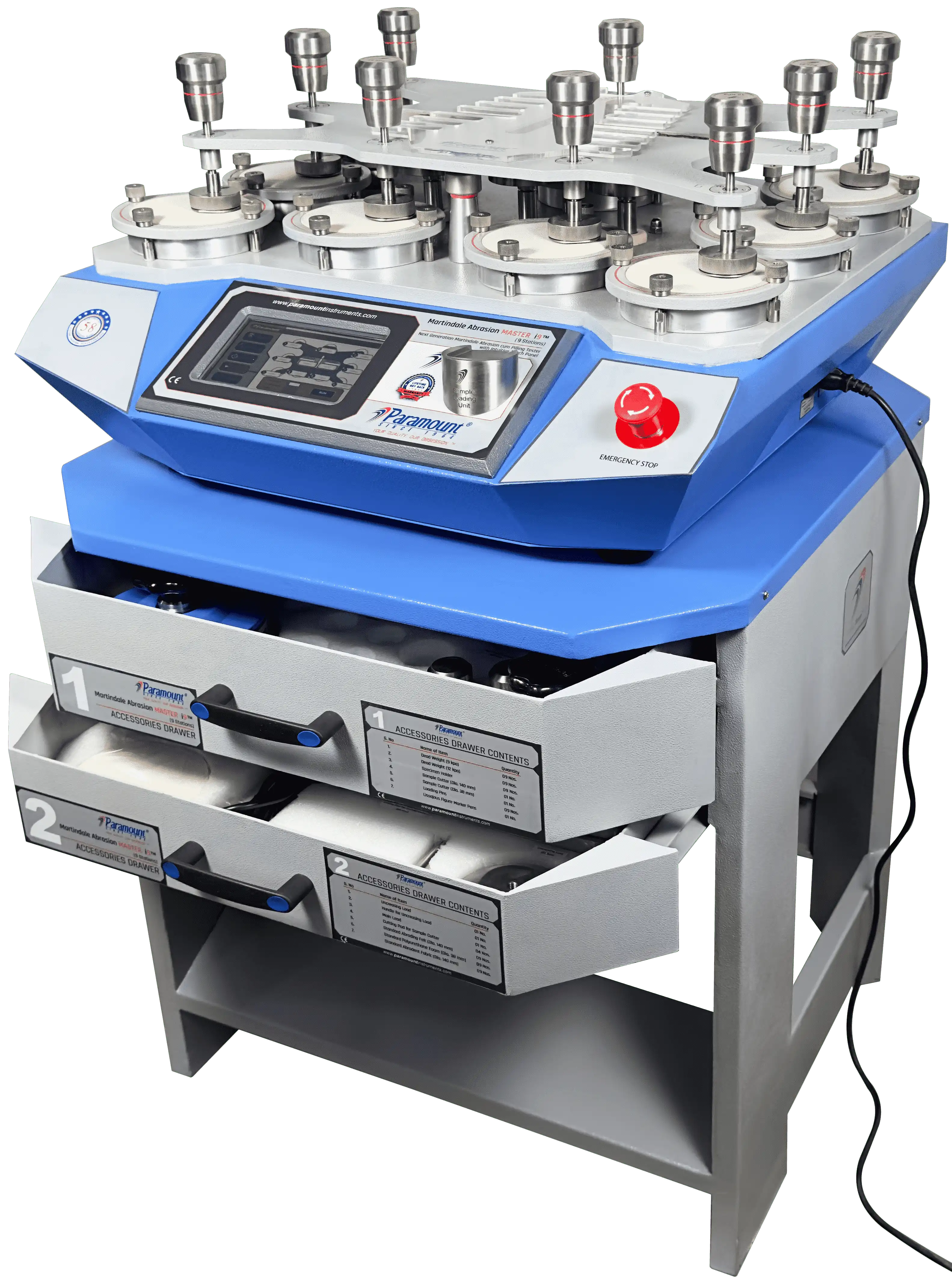 Martindale Abrasion Tester | Martindale Abrasion Machine | Paramount ...